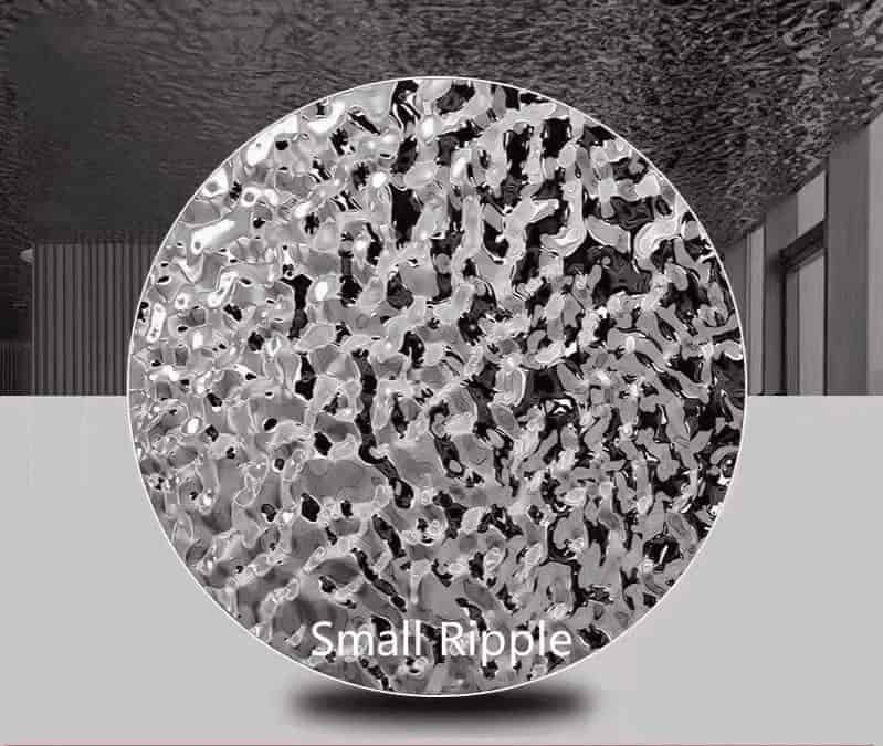Water Ripple Stainless Steel Sheet: Types, Finishes, and Applications