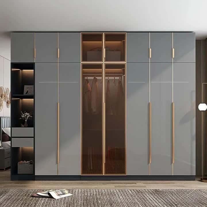 Steel wardrobe design store